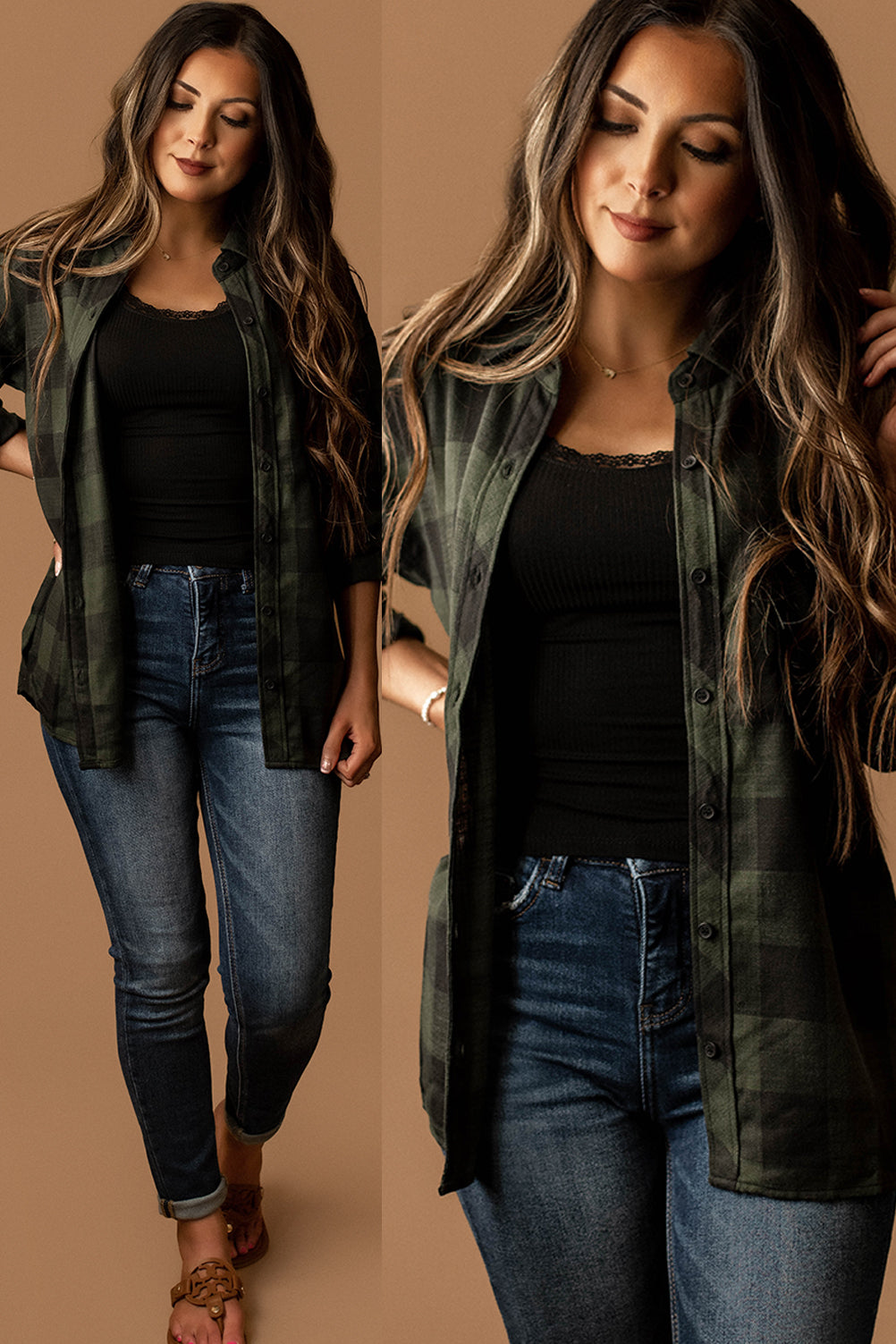 See You When I See You Plaid Flannel (Hunter) – Wild Summer Boutique